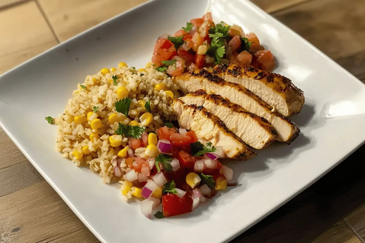 Chicken Plate with Pico – The Best 25-Minute Power Meal