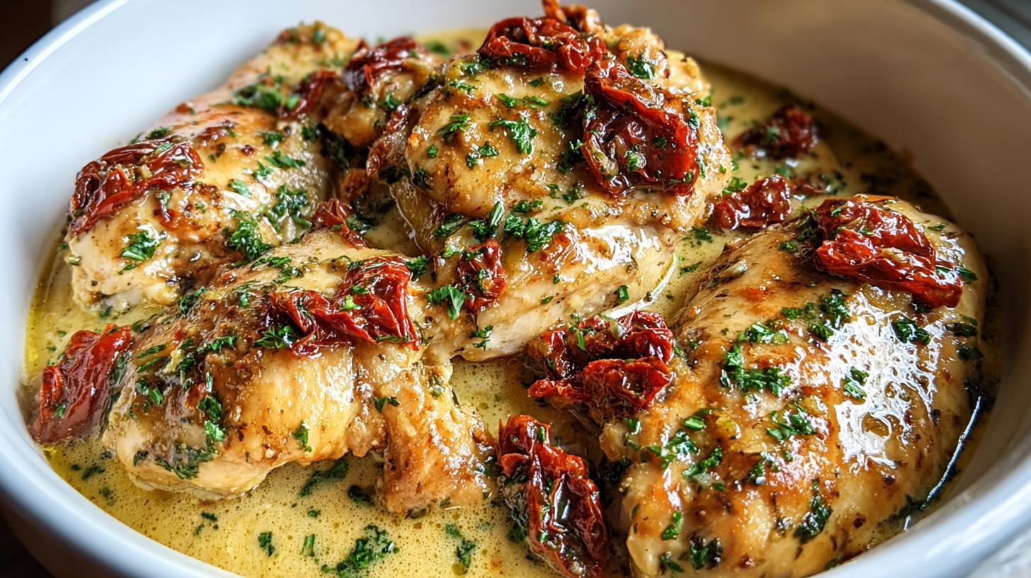 Slow Cooker Marry Me Chicken: 3-Ingredient Magic for Romance - yummydiches