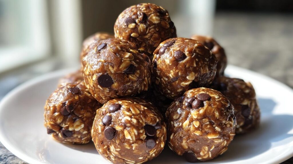 Irresistible Chocolate Peanut Butter Snack Balls in 5 Minutes - yummydiches