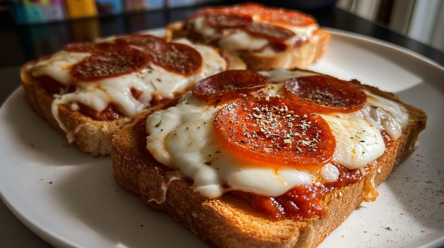20-Minute Pepperoni Pizza Toast That’s Irresistibly Cheesy - yummydiches