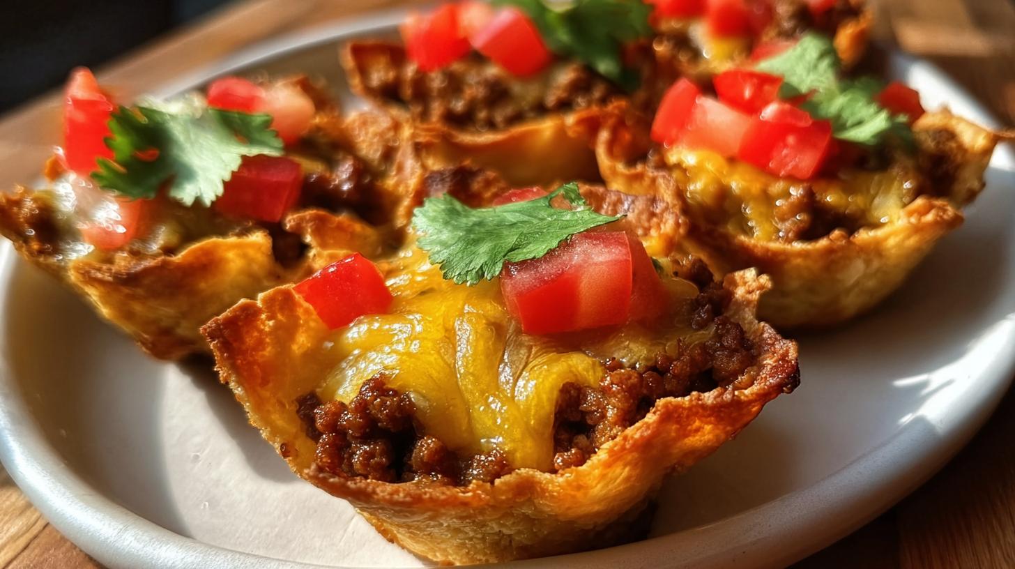 Irresistible 12-Minute Taco Cup Appetizer That Vanishes Instantly ...